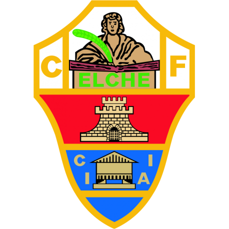 Vinilo escudo Elche Club de Fútbol - VinilosLowCost.es